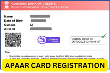 APAAR; One Nation One Student Card - Indian Flash