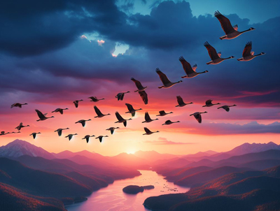 How Migrating Birds Outsmart Nature with Age - Indian Flash